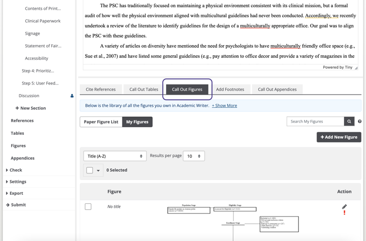 How do I add a figure to my paper?