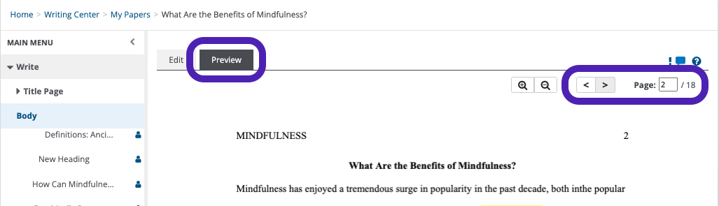 Can I preview my paper?