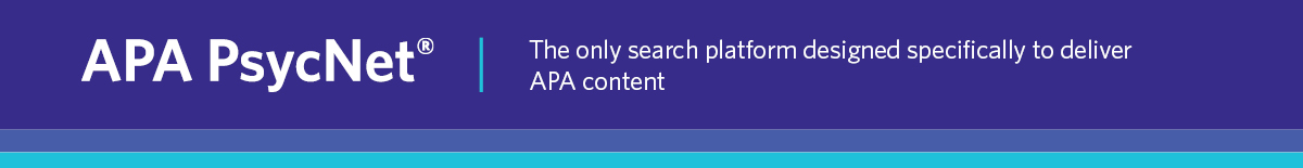 Search Tools & Tips for APA PsycNet